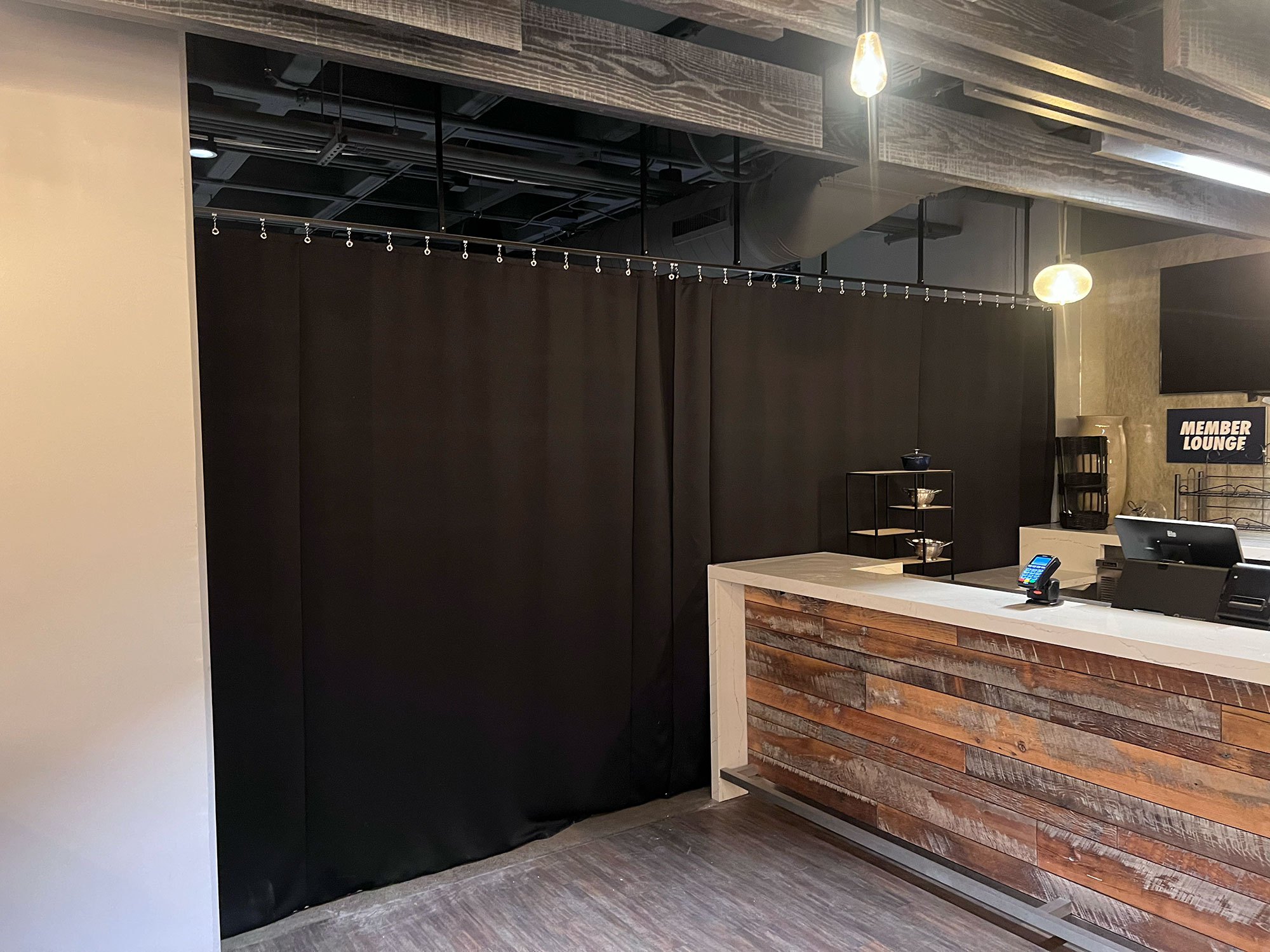 Target Center Media Lounge - American Drapery